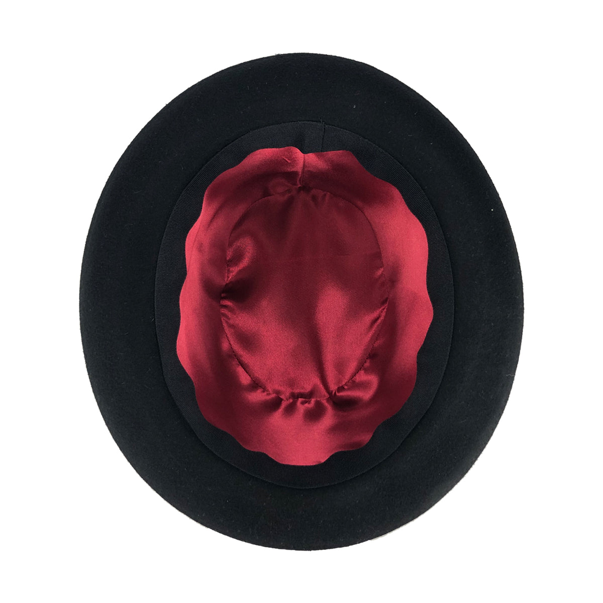 Hats Plus Caps Mens Bowler Hat Satin Lined 100% Wool