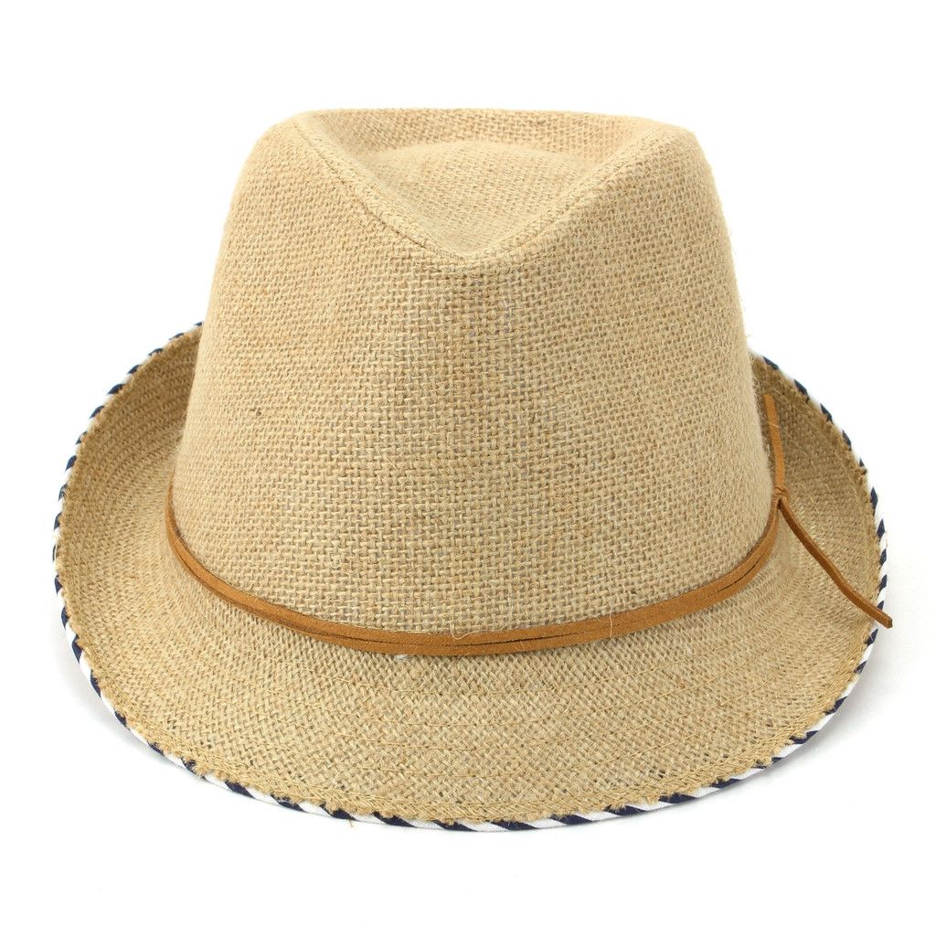 Hawkins Vintage Distressed Hessian Style Summer Trilby – Hats Plus Caps