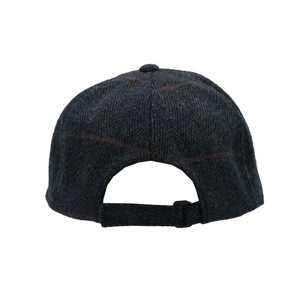 Walker & Hawkes British Tweed Teflon Leather Peak Baseball Cap – Hats ...